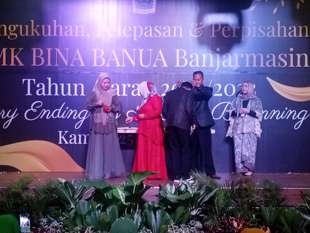 Perpisahan Dan Pengukuhan Kelas XII SMK Bina Banua Banjarmasin Tahun 2023
